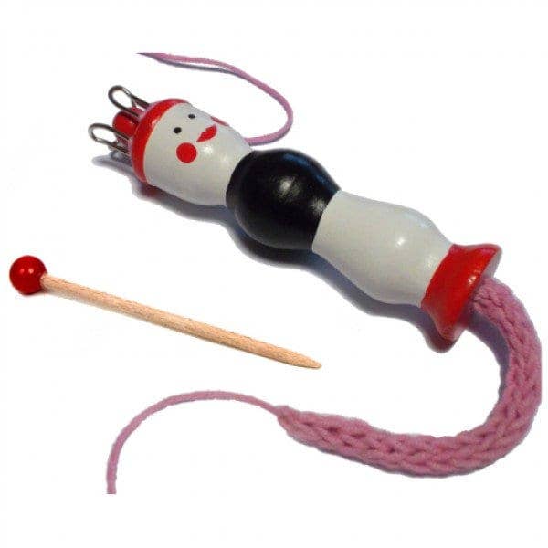 Knitting nance, Spool knitter, Knitting Dolly, Wooden spool – Black ...