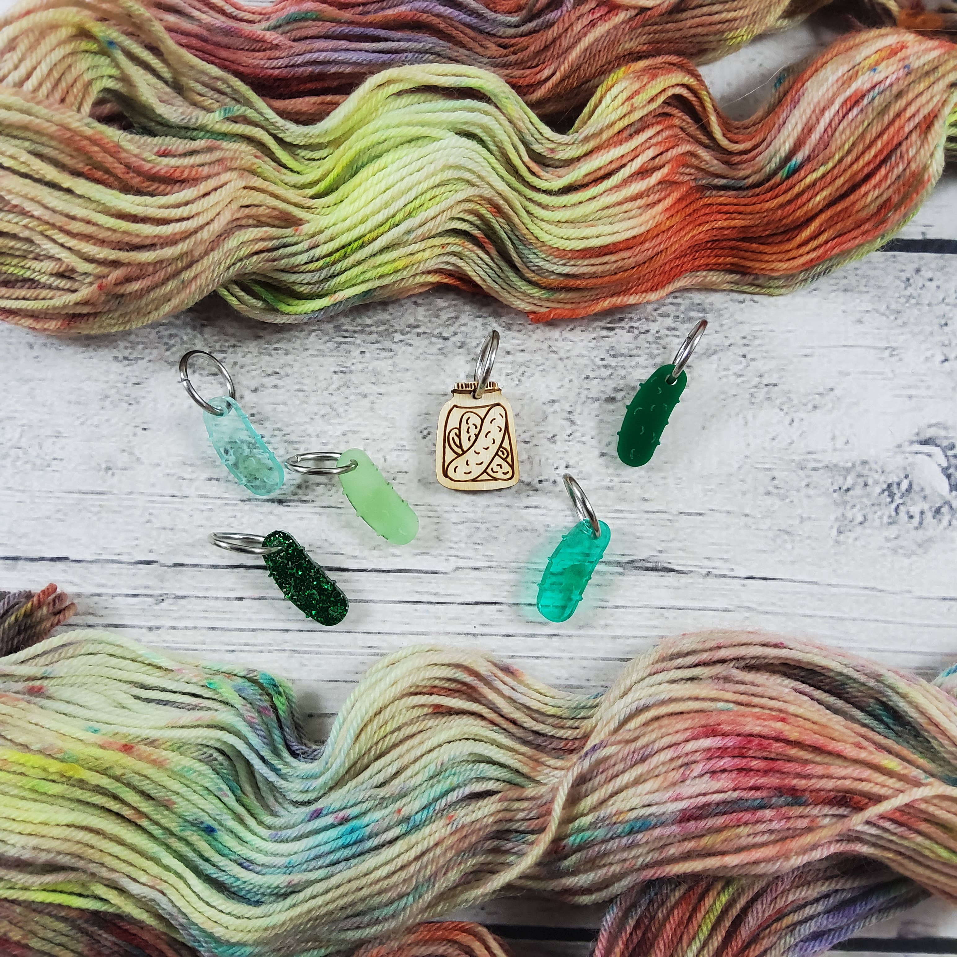 Pickle Stitch Marker Set – Black Sheep Craft Shop